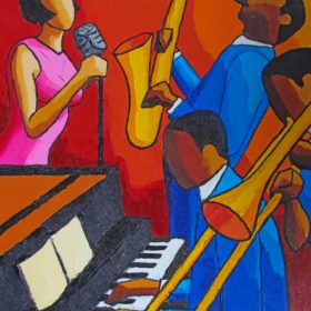 Jazz Musicians Paint By Numbers - Numeral Paint Kit