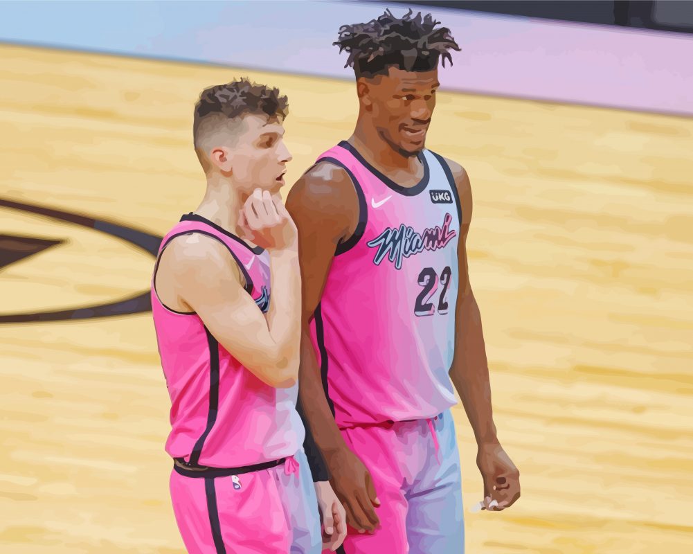 Miami Heat Players Paint By Numbers - Numeral Paint Kit