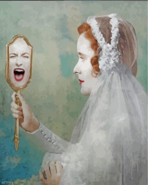 Sad Bride Paint By Numbers - Numeral Paint Kit