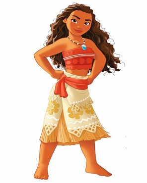 Disney Princess Moana Paint By Numbers - Numeral Paint Kit
