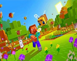 Minecraft Paint By Numbers - Numeral Paint Kit