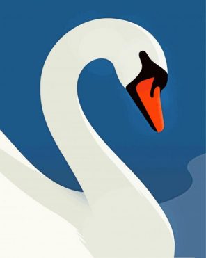 White Swan Paint By Numbers - Numeral Paint Kit
