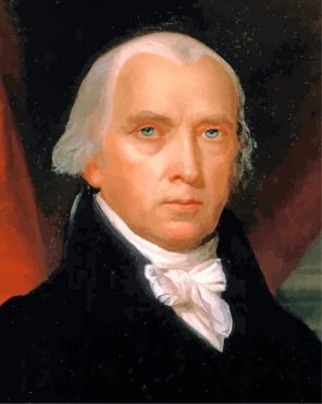 James Madison Paint By Numbers - Numeral Paint Kit