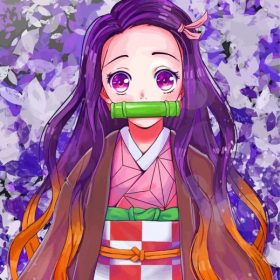 Demon Slayer Nezuko Kamado Paint By Number Numeral Paint