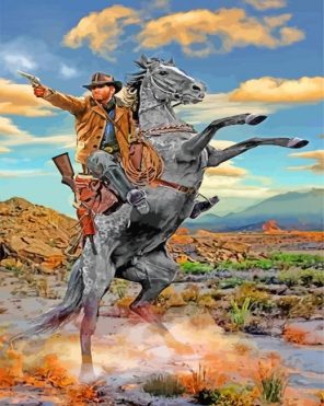 Red Dead Redemption Arthur Morgan Paint By Numbers - Numeral Paint Kit