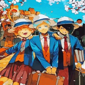 The Promised Neverland Characters - Paint By Number - Numeral Paint