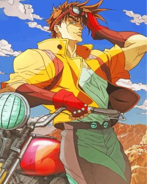 Joseph Joestar Jojo Adventure Paint By Numbers - Numeral Paint Kit
