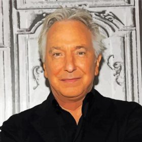 Alan Rickman Paint By Numbers - Numeral Paint Kit