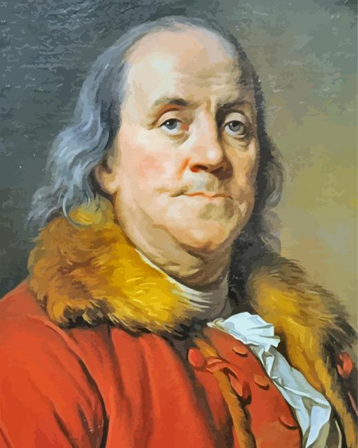Benjamin Franklin Paint By Numbers - Numeral Paint Kit