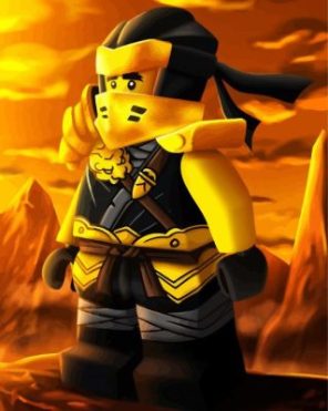 Cole Ninjago Paint By Numbers - Numeral Paint Kit
