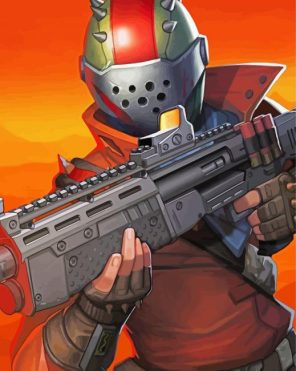 Fortnite Rust Lord Paint By Numbers - Numeral Paint Kit