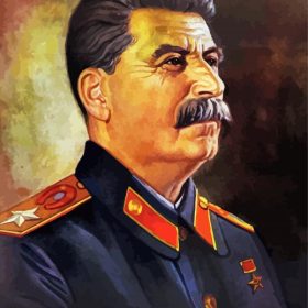 Joseph Stalin - Paint By Numbers - Numeral Paint