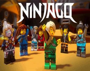 Lego Ninjago Paint By Numbers - Numeral Paint Kit