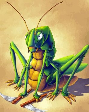 Locust Insect Art Paint By Numbers - Numeral Paint Kit