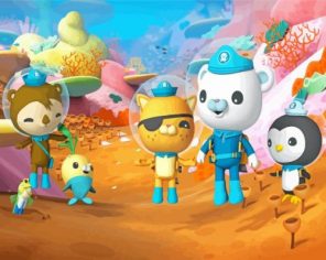 Octonauts Animation Paint By Numbers - Numeral Paint Kit