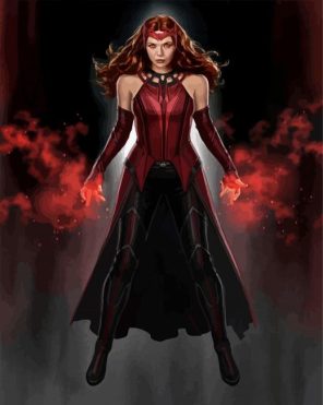 Wanda Hero Paint By Numbers - Numeral Paint Kit