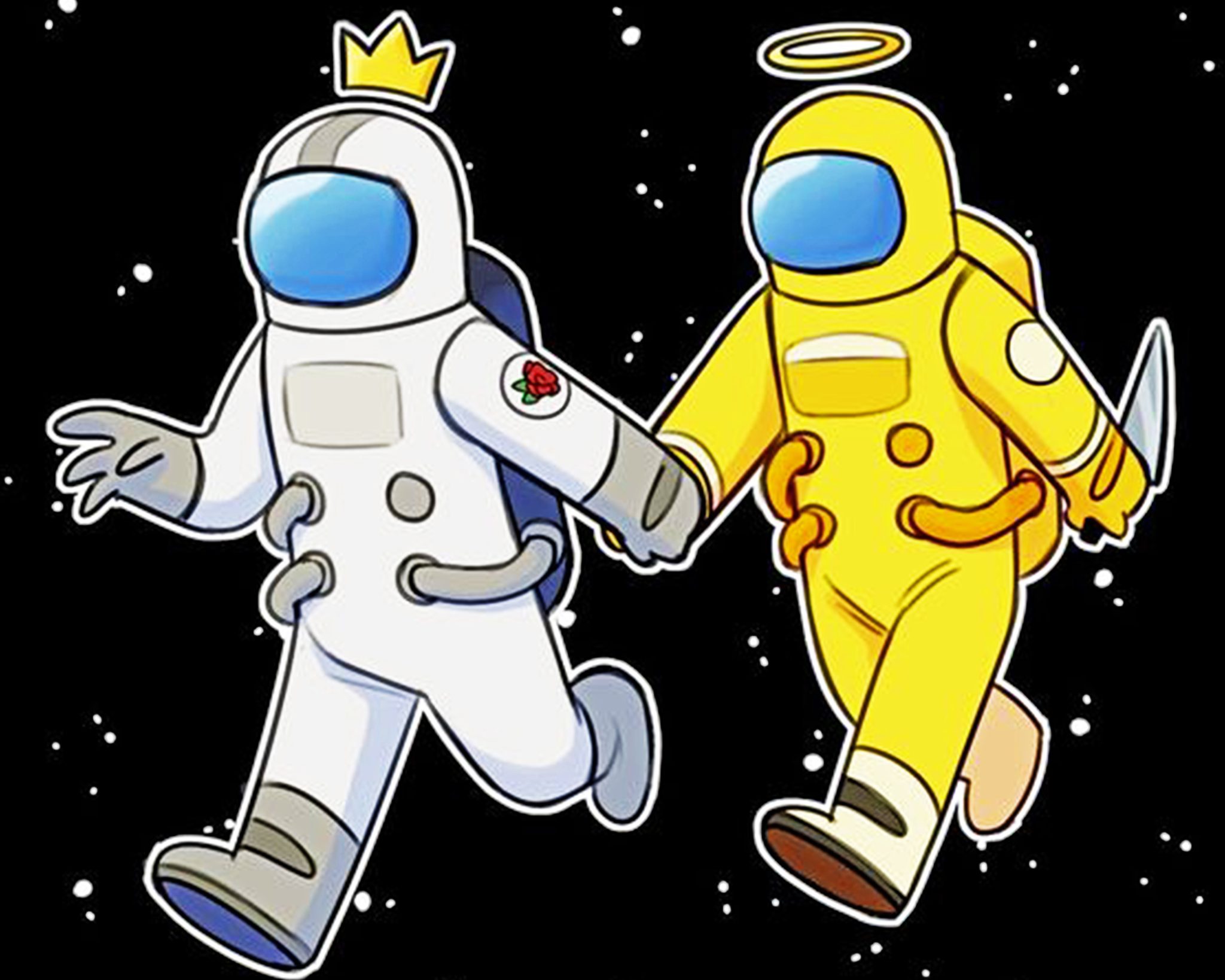 Aesthetic Among Us - Paint By Numbers - Numeral Paint