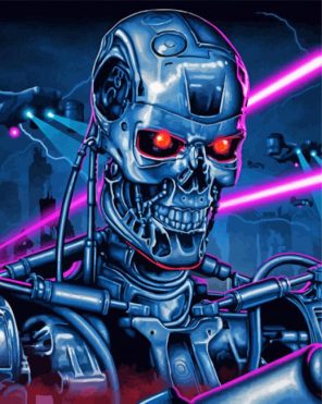 The Terminator Skynet Paint By Numbers - Numeral Paint Kit