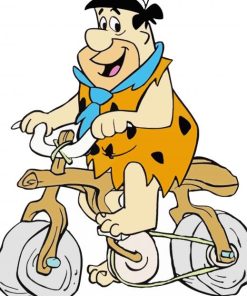 fred flintstone - Paint by numbers - Numeral Paint