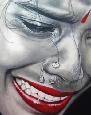 Woman Crying Paint By Numbers - Numeral Paint Kit