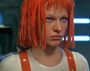 Leeloo The Fifth Element Paint By Numbers - Numeral Paint Kit