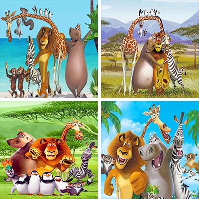 Madagascar - Paint by numbers - Numeral Paint