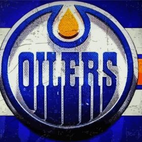 Edmonton Oilers Logo - Paint By Numbers - Numeral Paint