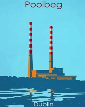 Poolbeg Poster Paint By Numbers - Numeral Paint Kit