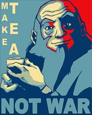 Uncle Iroh Poster Paint By Numbers - Numeral Paint Kit