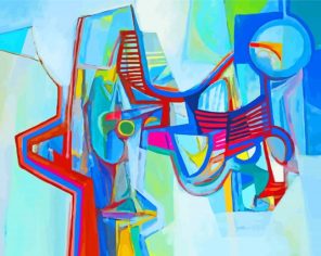 Abstract Marx Paint By Numbers - Numeral Paint Kit
