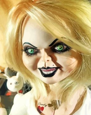 Miss Tiffany Chucky Paint By Numbers - Numeral Paint Kit