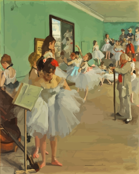 The Dance Class Paint By Numbers - Numeral Paint Kit