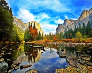 El Capitan Park Paint By Numbers - Numeral Paint Kit