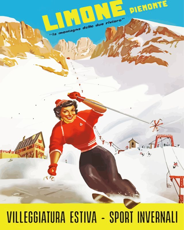 Piedmont Poster Paint By Numbers - Numeral Paint Kit