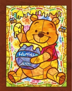 Disney Pooh Bear Paint By Numbers - Numeral Paint Kit