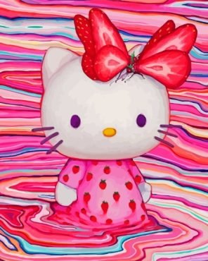 Hello Kitty Paint By Numbers - Numeral Paint Kit
