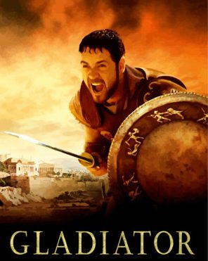 Gladiator Movie Paint By Numbers - Numeral Paint Kit