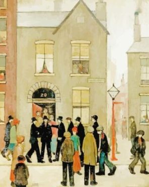 The Arrest Lowry Paint By Numbers - Numeral Paint Kit