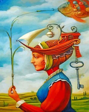 Fantastic Weird Woman Paint By Numbers - Numeral Paint Kit