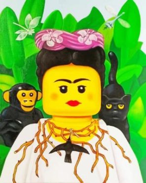 Frida Kahlo Lego Paint By Numbers - Numeral Paint Kit