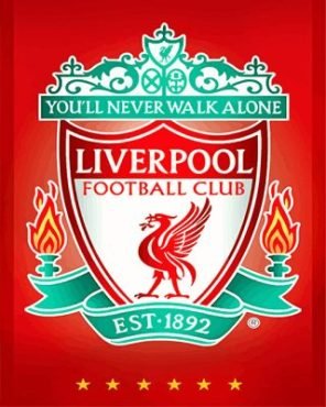 Liverpool FC Logo Paint By Numbers - Numeral Paint Kit