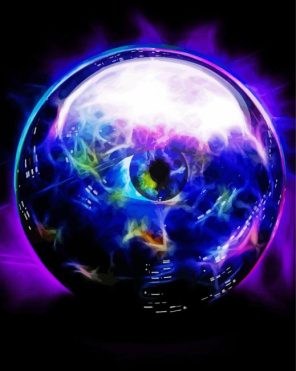 Crystal Ball Eye Paint By Numbers - Numeral Paint Kit