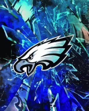 Philadelphia Eagles Logo Paint By Numbers - Numeral Paint Kit