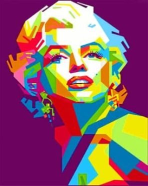 Pop Art Marilyn Monroe Paint By Numbers - Numeral Paint Kit
