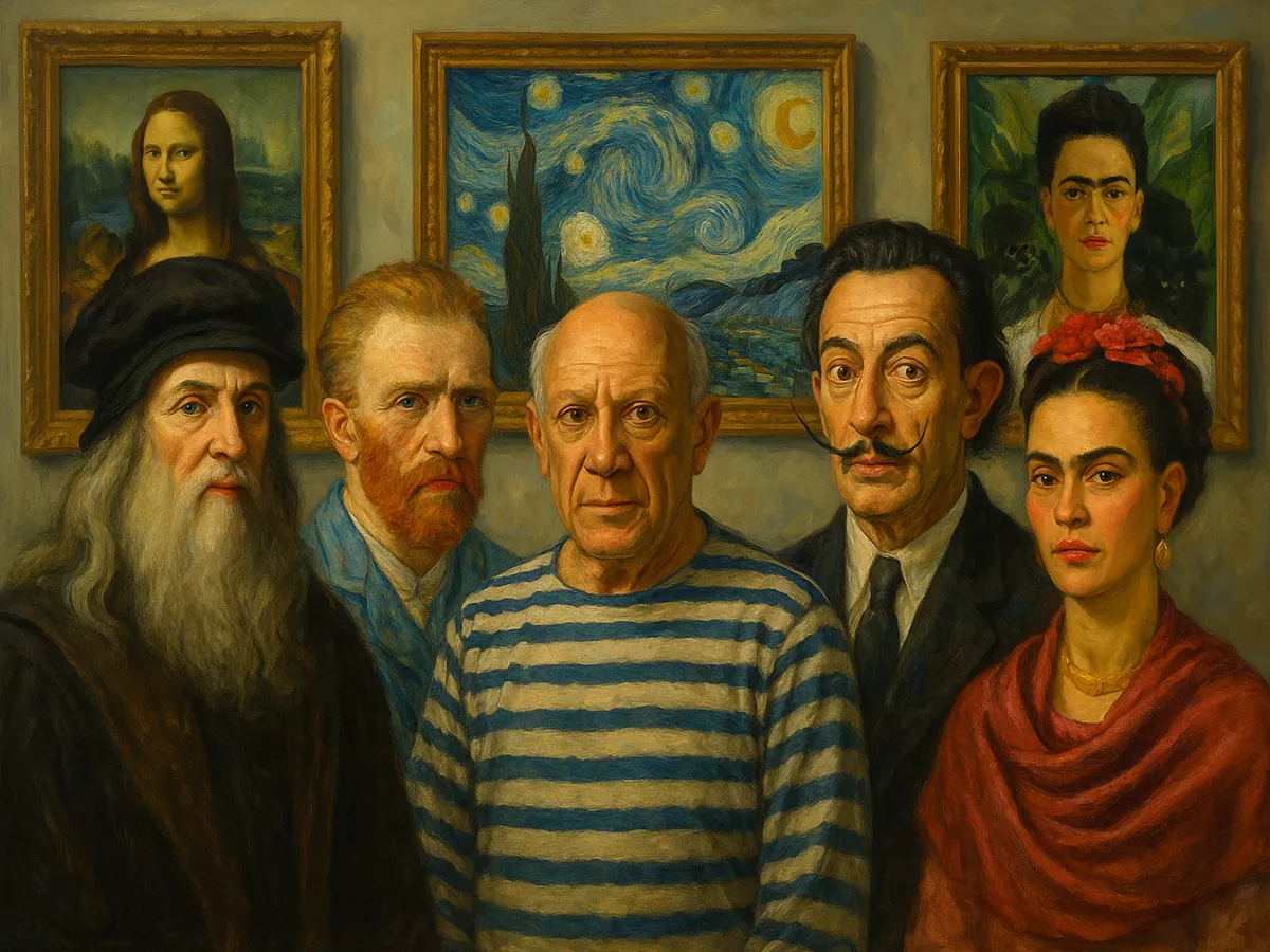 The Great Painter in History: From Da Vinci to Van Gogh